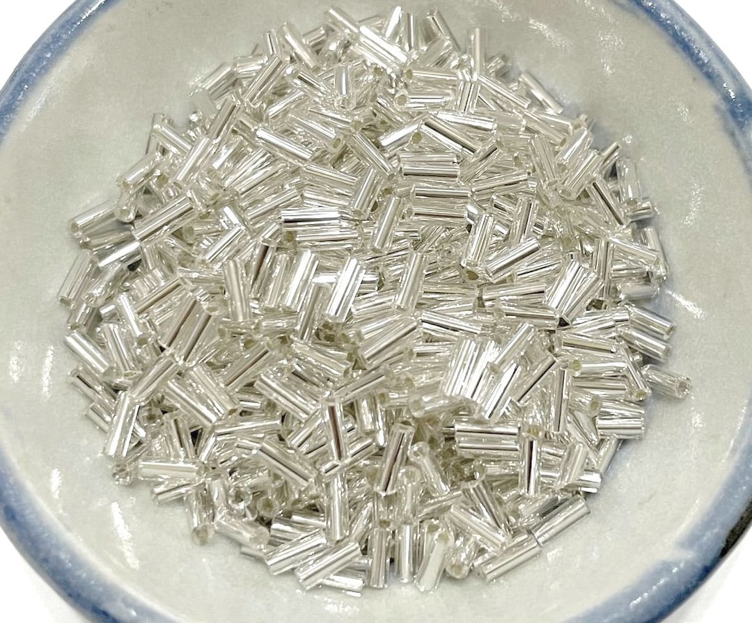 20 Grams Silver Lined Bugle Beads 4.5mm(no.bst1-110) - Etsy