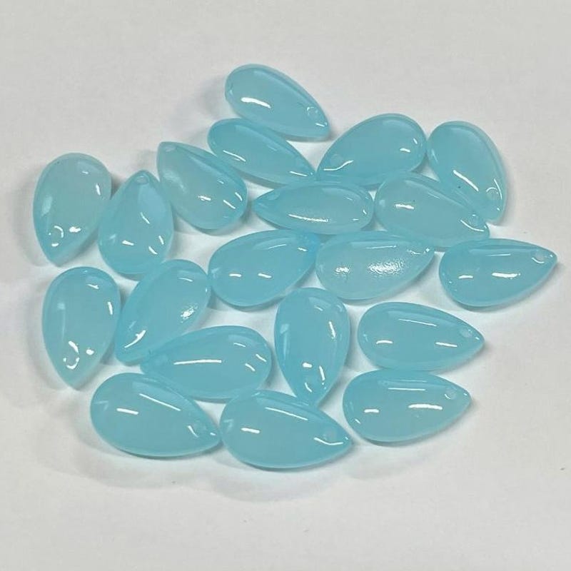 Aqua Blue Teardrop - Etsy