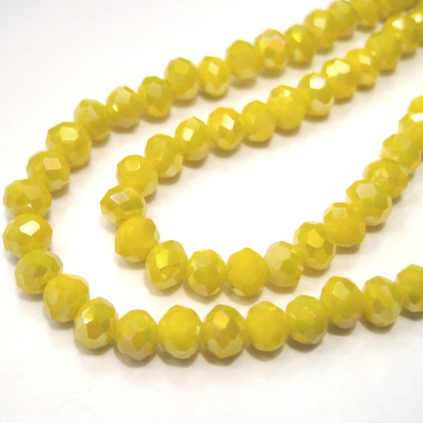 Yellow Crystal Glass - Etsy