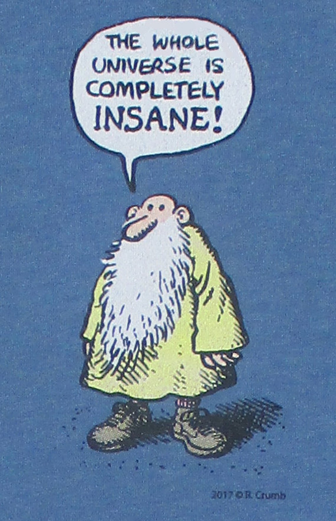 Mr. Natural the Whole Universe is Insane Robert Crumb | Etsy