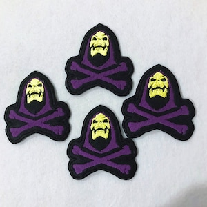 Skeletor Patch Iron on or Sew, Funny Design 90s, - Etsy