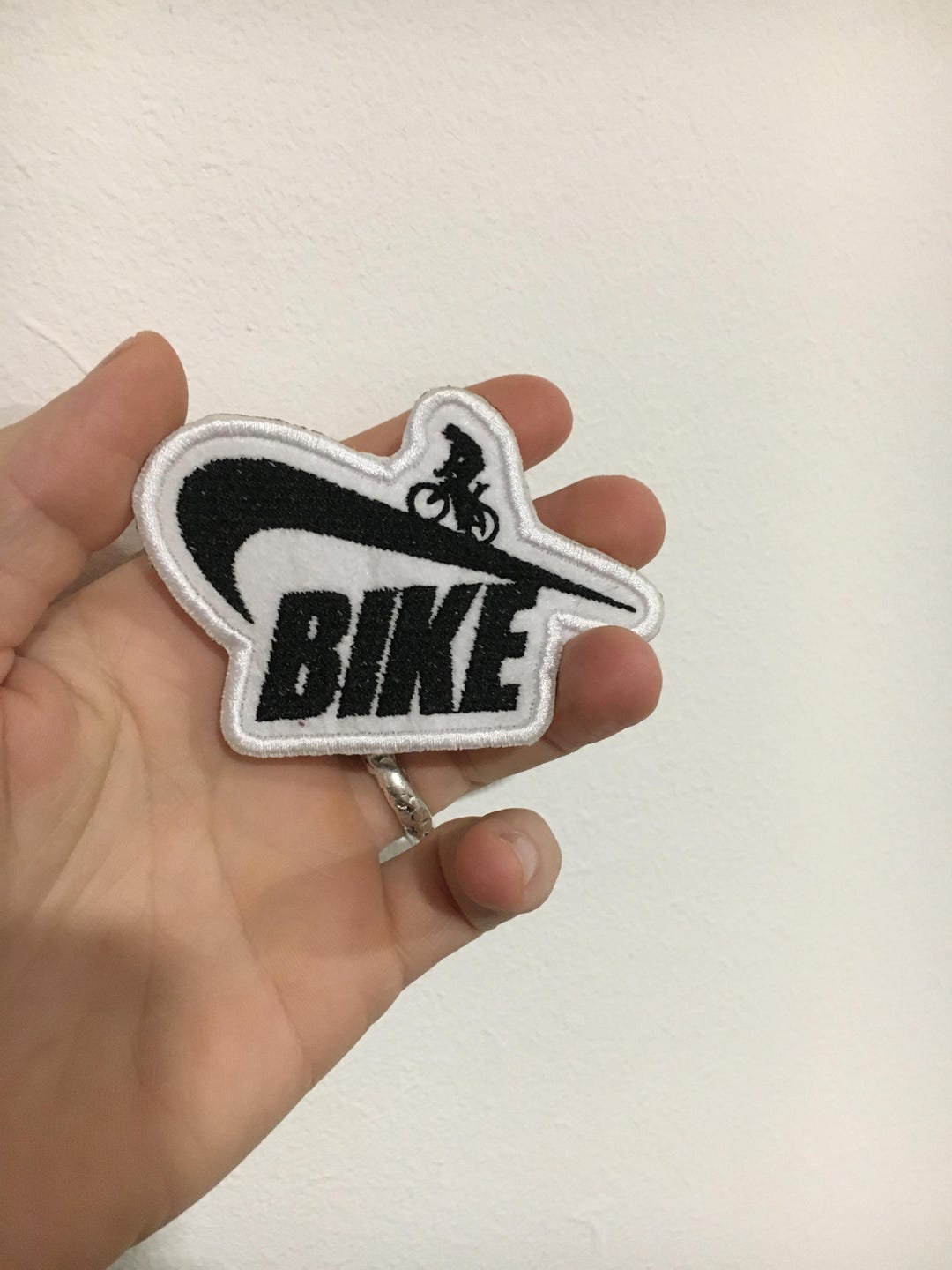 Bike Patch Iron on or Sew, Funny Design for Bikers Enthusiast, Mtb, Bmx ...