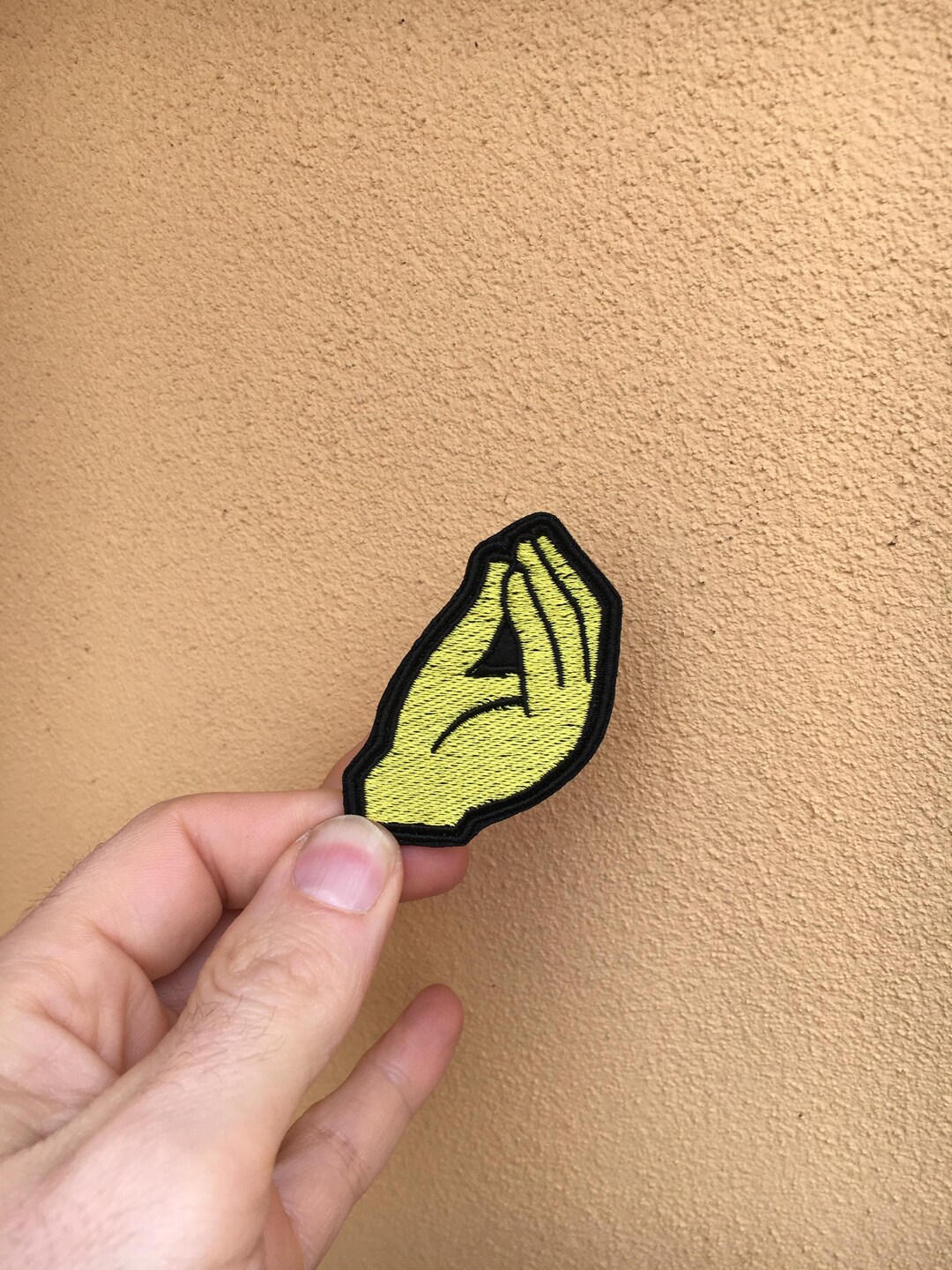 Italian Hand Gesture Embroidered Patch – Iconic 'what Do You Want ...