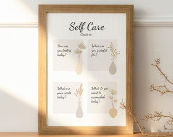 Care Check in Poster - Etsy