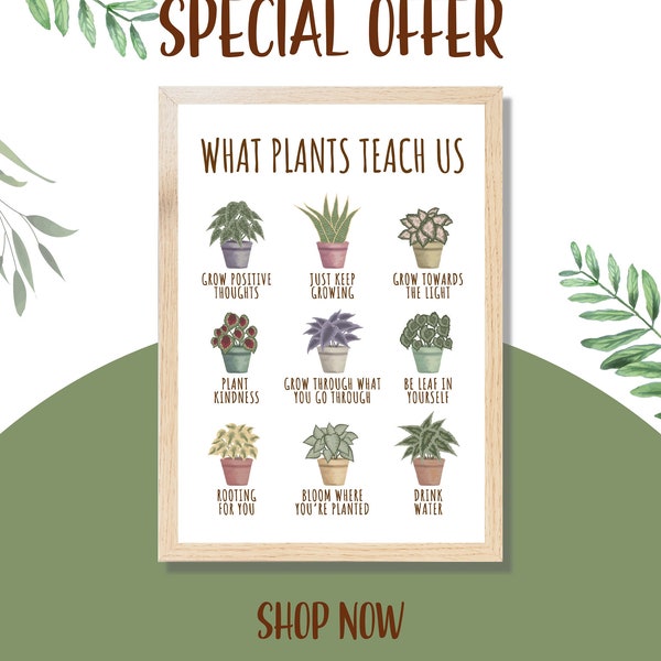 Green Plant Art - Etsy