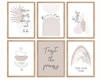 Neutral Calming Art - Etsy