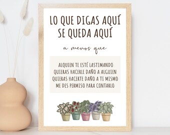 Spanish Therapy Poster - Etsy