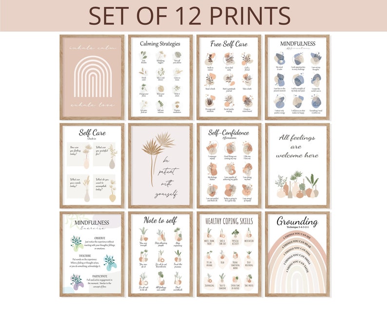 12 Calming Corner Bundle, Back to School, Classroom Boho Decor, Calm ...