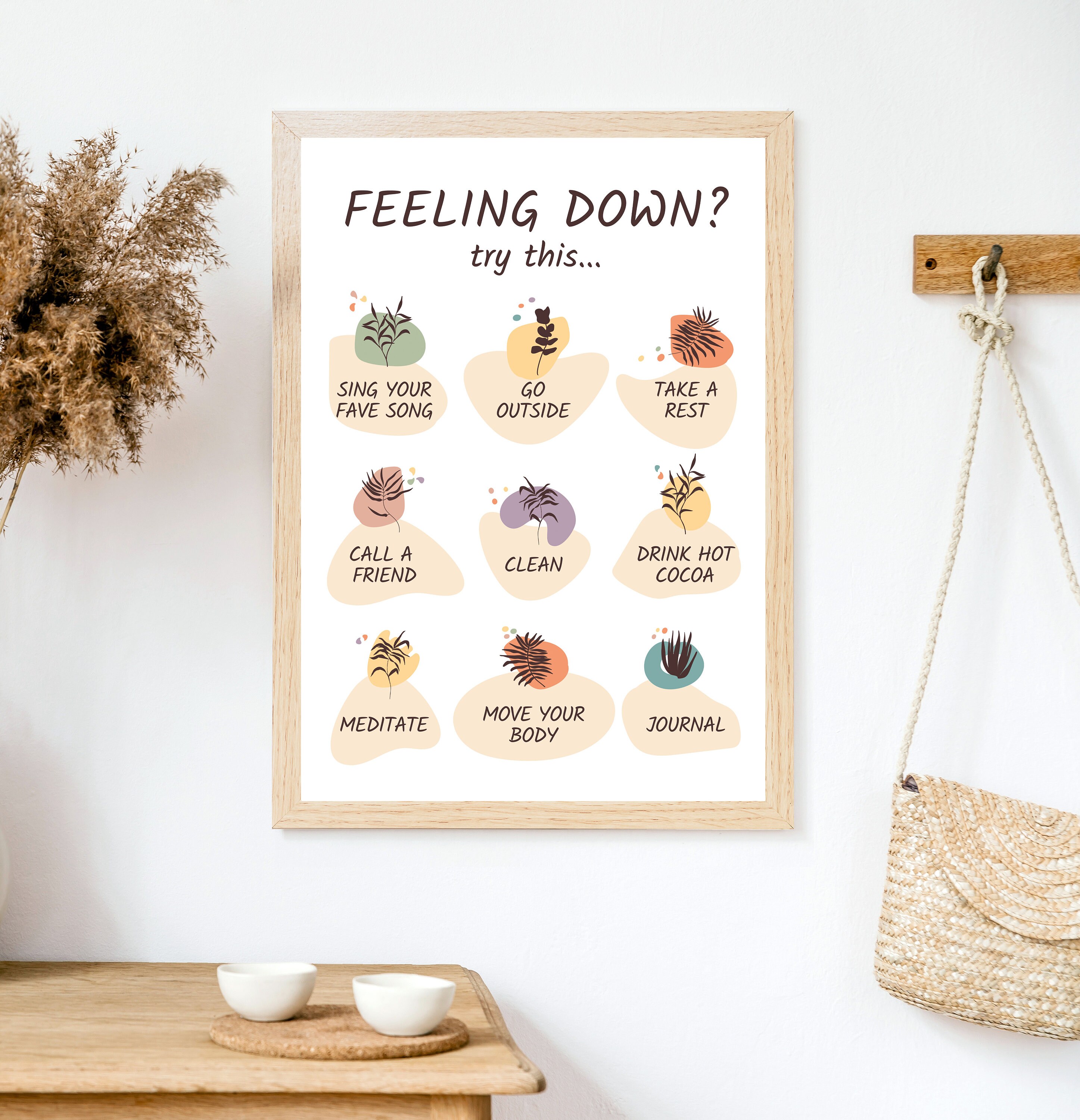 24 School Counseling Posters, Back to School, Boho Classroom Decor ...