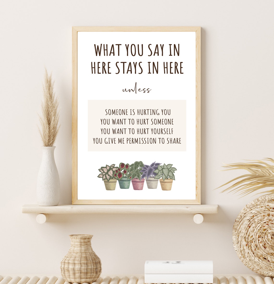 Spanish and English Confidentiality Agreement Poster, Therapy Office ...