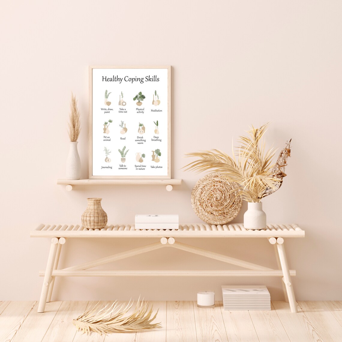 Therapy Office Decor Set of 4 School Nurse Office Decor - Etsy