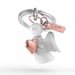 Metalmorphose 3D Love Angel Keychain - Etsy