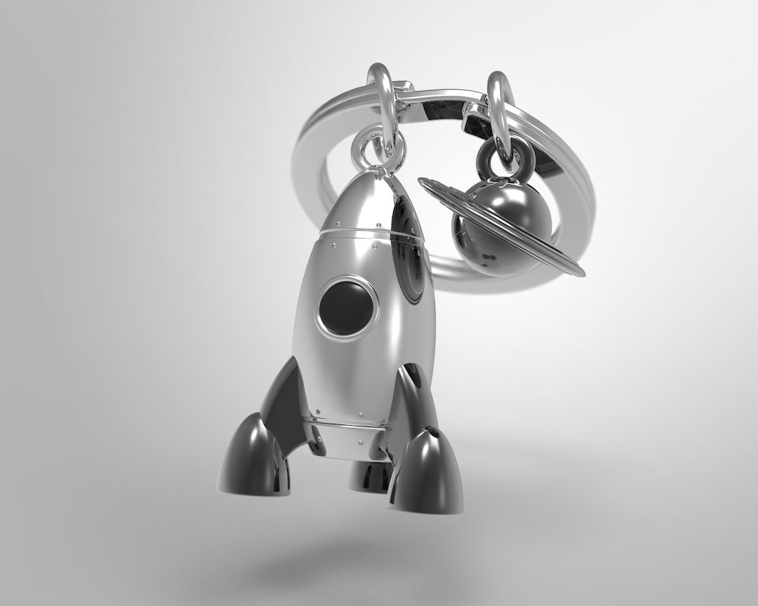 Metalmorphose 3D ROCKET Keychain - Etsy