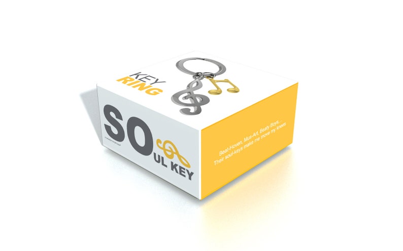 Metalmorphose 3D Soul Key Keychain - Etsy