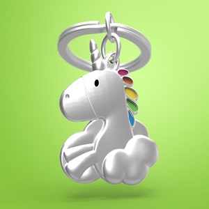 Metalmorphose 3D UNICORN KEYCHAIN (MATTE) - Etsy