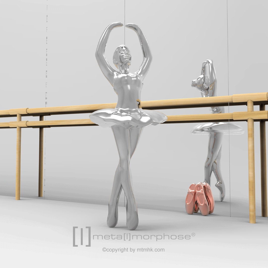 Metalmorphose 3D BALLERINA KEYRING - Etsy