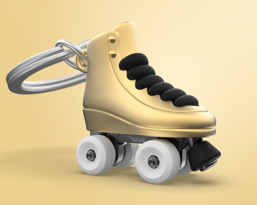 Metalmorphose 3D ROLLERSKATE KEYRING - Etsy