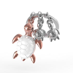 Metalmorphose 3D SEA TURTLE KEYCHAIN - Etsy