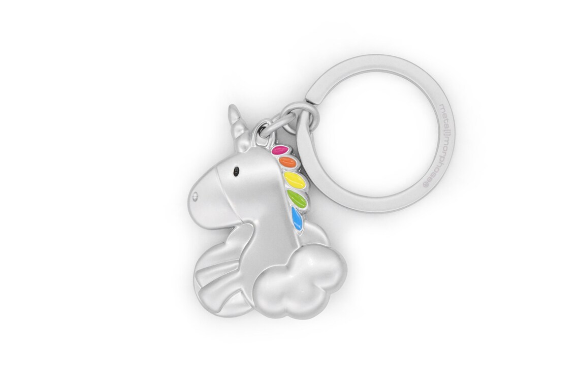Metalmorphose 3D UNICORN KEYCHAIN (MATTE) - Etsy