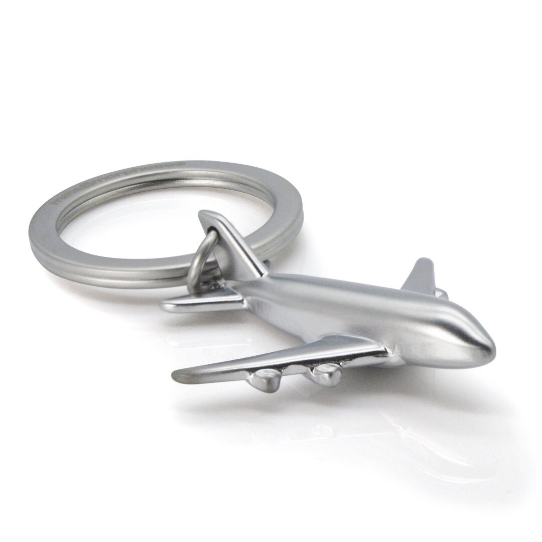 Metalmorphose 3D Airplane Keychain - Etsy