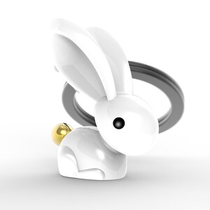 Metalmorphose 3D RABBIT KEYCHAIN - Etsy