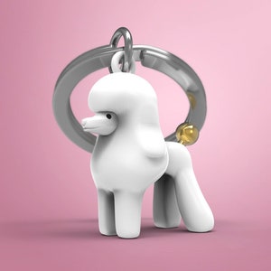 Metalmorphose 3D POODLE KEYCHAIN - Etsy