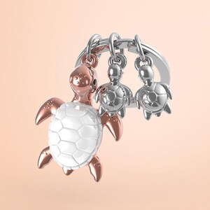Metalmorphose 3D SEA TURTLE KEYCHAIN - Etsy