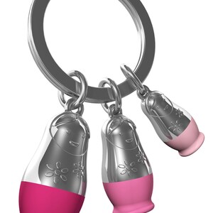 Metalmorphose 3D Matryoshka Keychain - Etsy