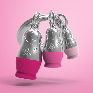 Metalmorphose 3D MATRYOSHKA KEYCHAIN - Etsy