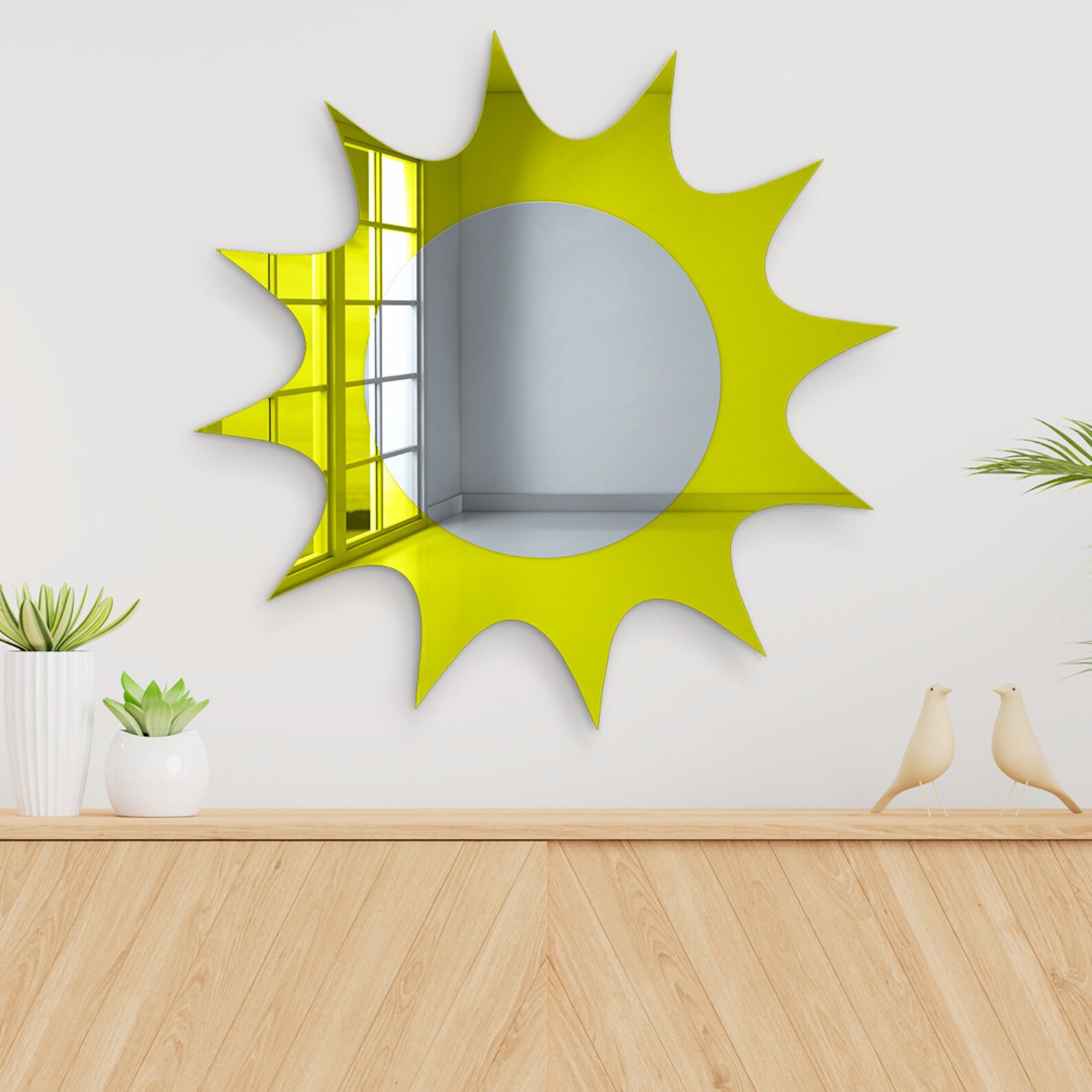 Acrylic Sun Wall Art Mirror Baby Mirror Room Decor Sun - Etsy