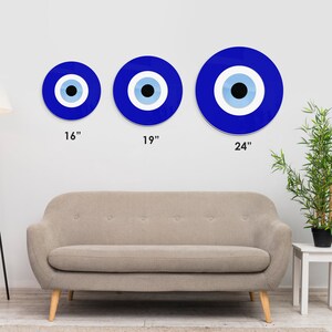 Minimalist Evil Eye Wall Art, Evil Eye Home Decor, Evil Eye Accent ...