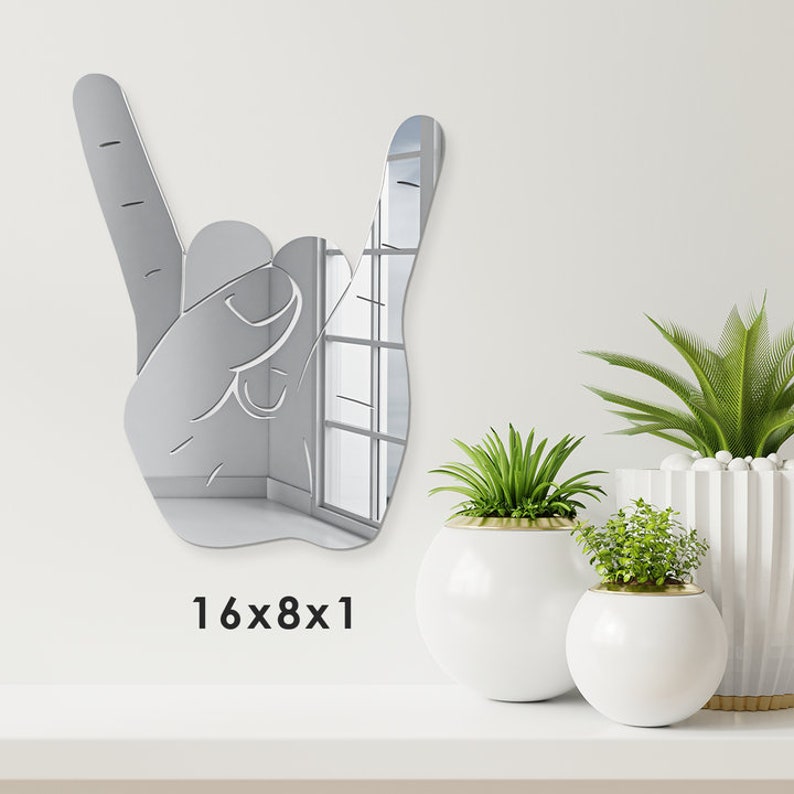 Rock on Sign Silhouette Wall Art Office Wall Art Music Room - Etsy