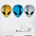 Acrylic Alien Wall Art Mirror, Extraterrestrial Room Theme Decor, Space ...