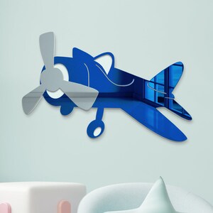 In Flight: Airplanes & Helicopters Wall Art Decor, Children's Bedroom ...