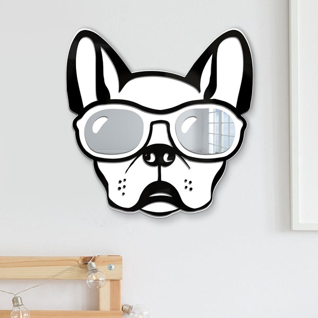 Cool Dog Mirror Wall Art, Dog Wall Art, Cool Dog Mirror, Dog Wall Home ...