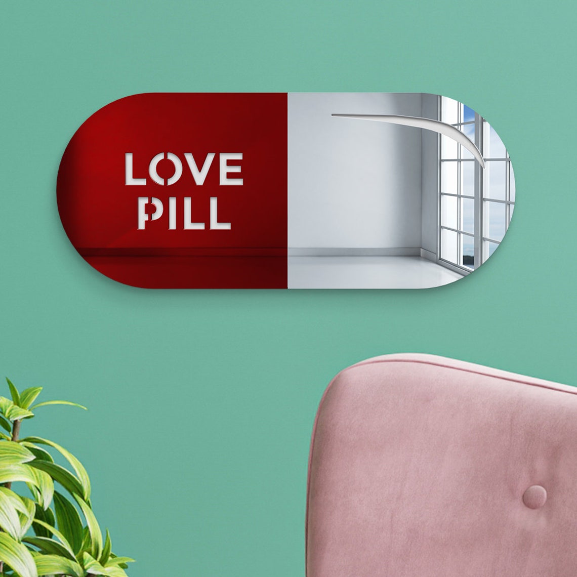 Chill Pill Wall Art Decor Cool Pill Wall Art Happy Pill Room | Etsy