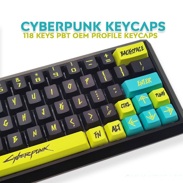 Cyberpunk 2077 Keycaps - Etsy