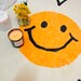 Flower Smile Rug Cute Cartoon Decor Floor Mat Non-slip Bath Mat Nordic ...