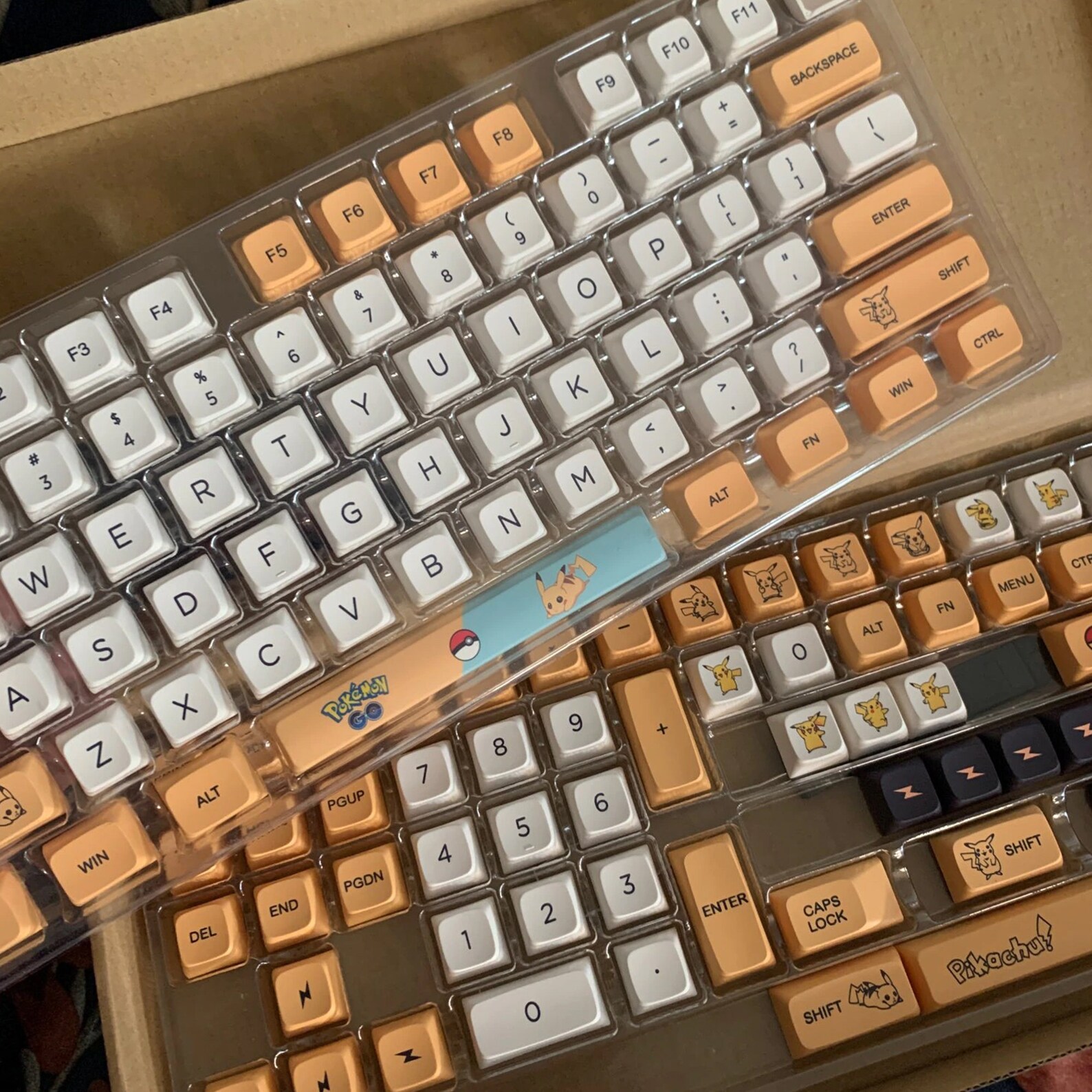 Pikachu PBT XDA Profile Keycap Set 139 Keys Pokemon Inspired - Etsy