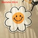Flower Smile Rug Cute Cartoon Decor Floor Mat Non-slip Bath Mat Nordic ...