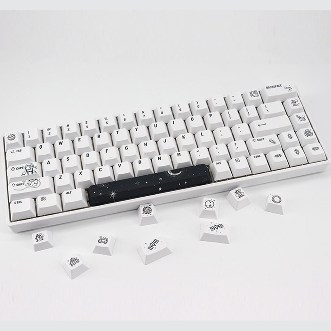 Space GMK Keycap Set 140 Keys Space Inspired PBT Cherry - Etsy