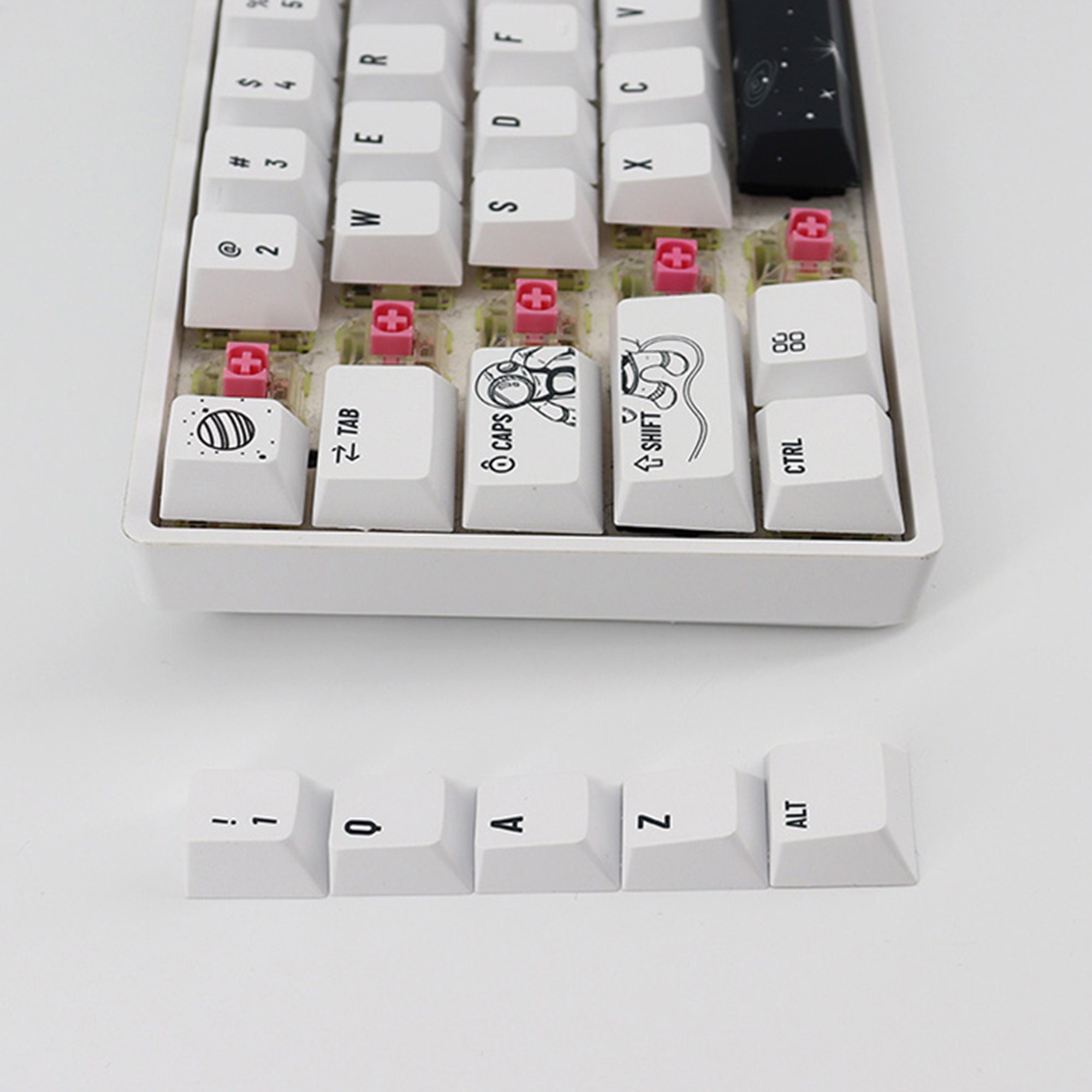 Space GMK Keycap Set 140 Keys Space Inspired PBT Cherry - Etsy