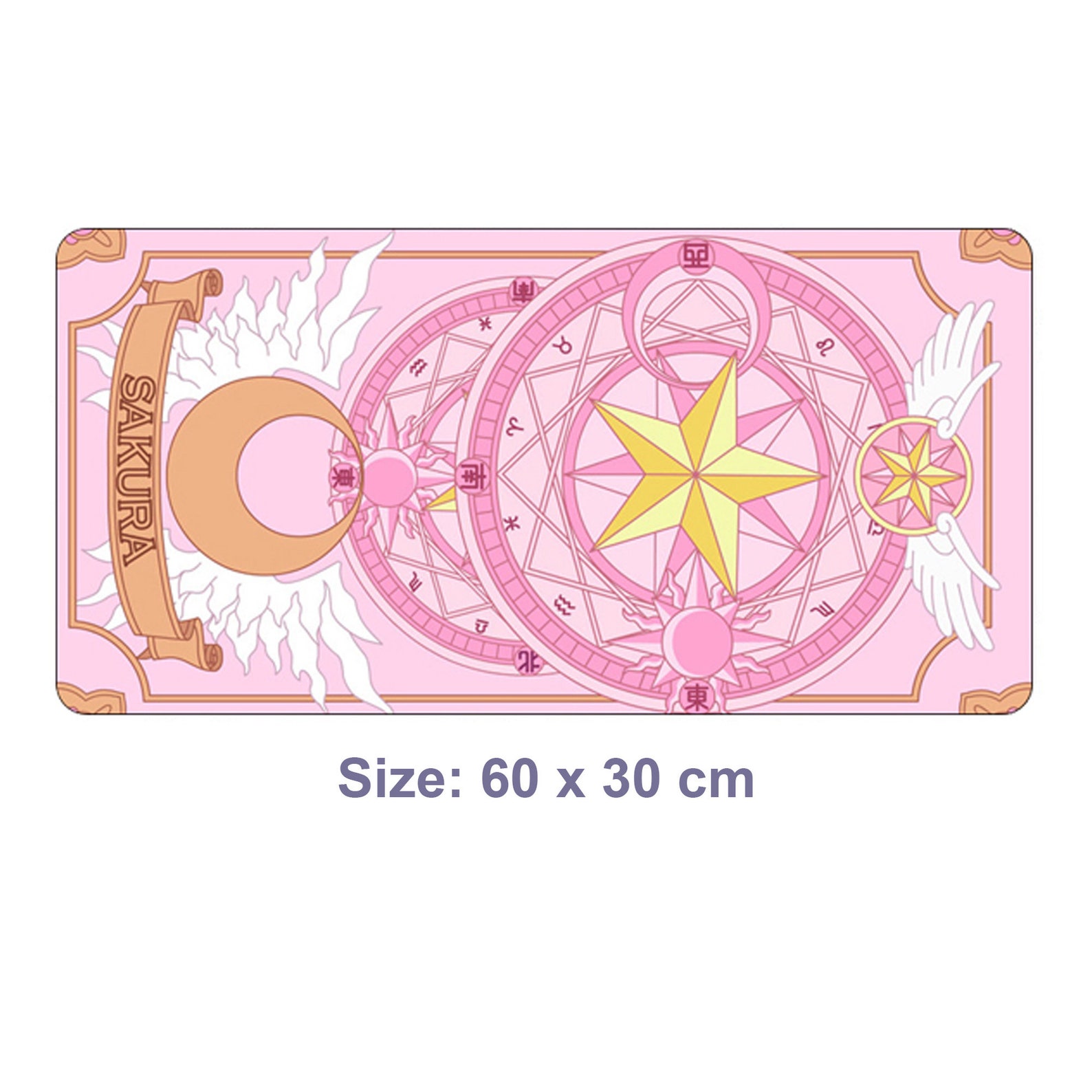 Sakura Cardcaptor Mouse Desk Mat Sailor Moon Kawaii Non-slip - Etsy