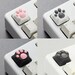 Paw Key Cap | ABS & Silicone | Pink, Black, White or Grey | Mechanical ...