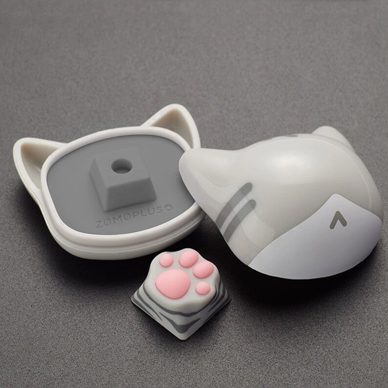 Paw Key Cap ABS & Silicone Different Kitten Types | Etsy