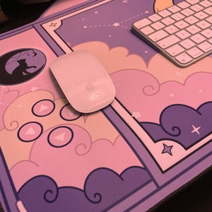 Kawaii Y2K Mouse Desk Mat Sailor Moon Non-slip Silicone Cute Anime ...