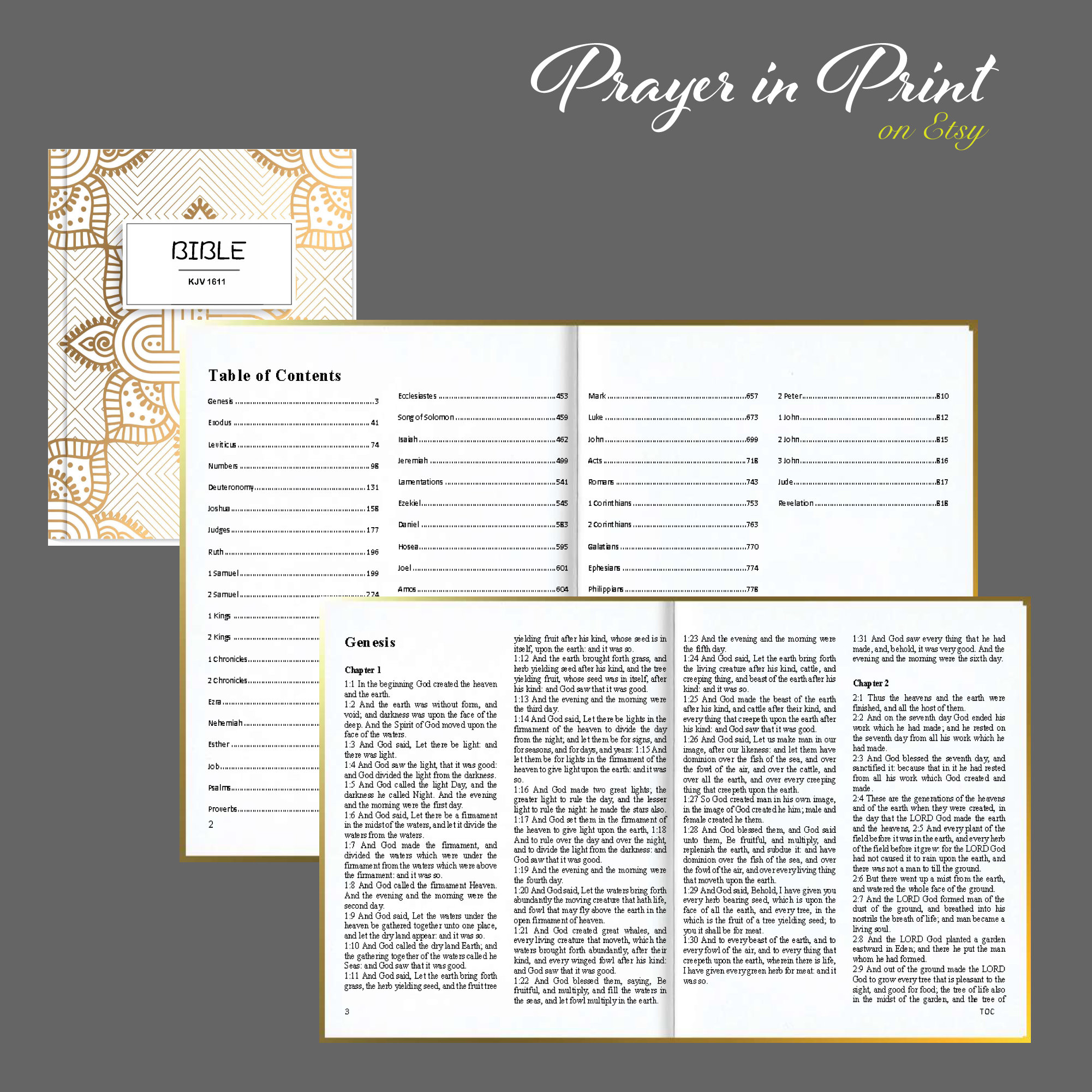 KJV Bible and Journal Set - Etsy