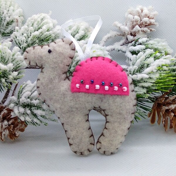 Felt Ornaments Camel - Etsy
