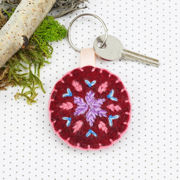 Felt Key Chain - Etsy