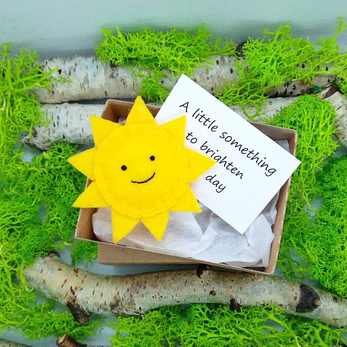 Felt Sun Matchbox, Sunshine Gift, a Little Something to Brighten Your ...